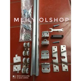 Jual Rel Pintu Geser 180 cm / Rel Pintu Sleding/ Rel Sleding / Rel Sliding Indonesia|Shopee ...