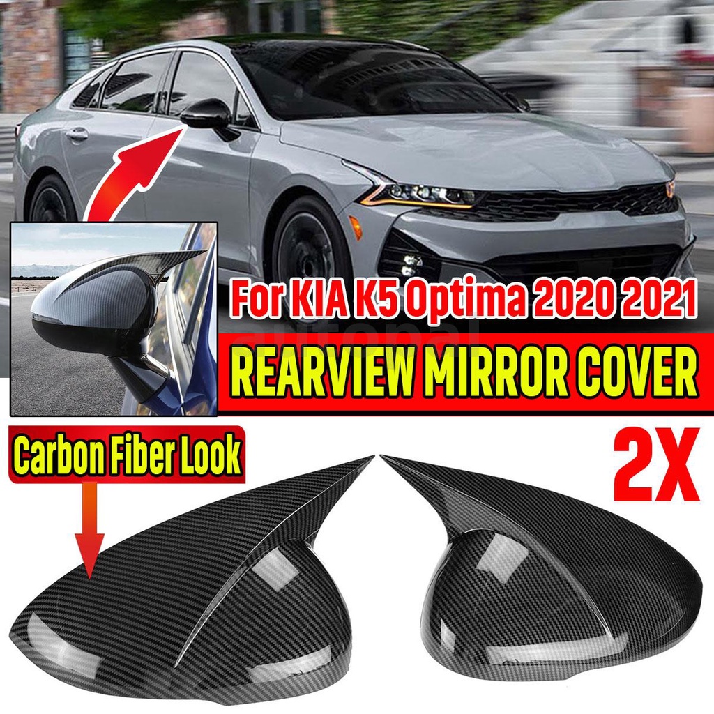 Jual Cover Kaca Spion Belakang Bahan Karbon Fiber Untuk KIA K5 Optima ...