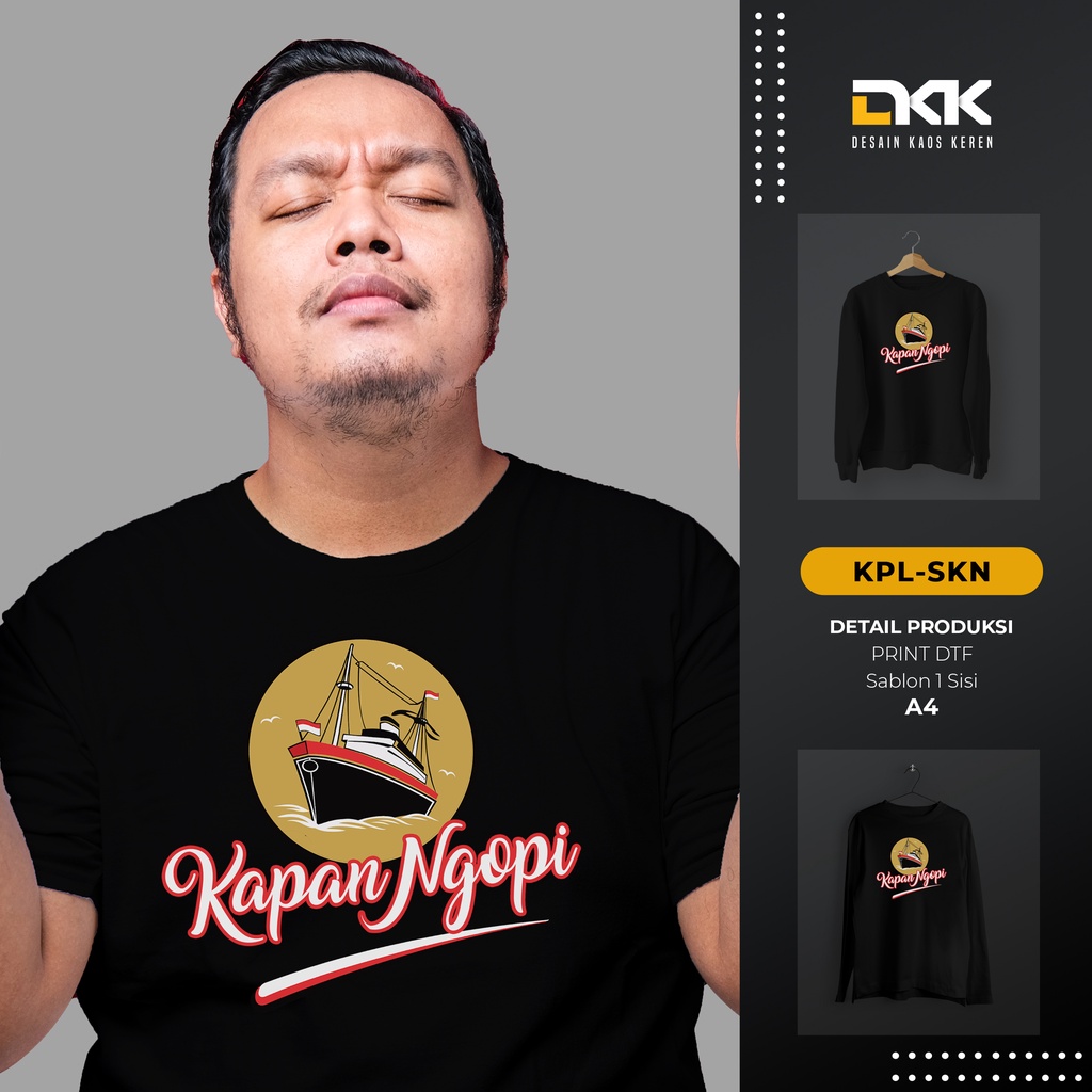 Jual Kaos Plesetan Lucu Logo Desain Kapan Ngopi Indonesia|Shopee Indonesia Jual Kaos Plesetan Lucu Logo Desain Kapan Ngopi Indonesia|Shopee Indonesia