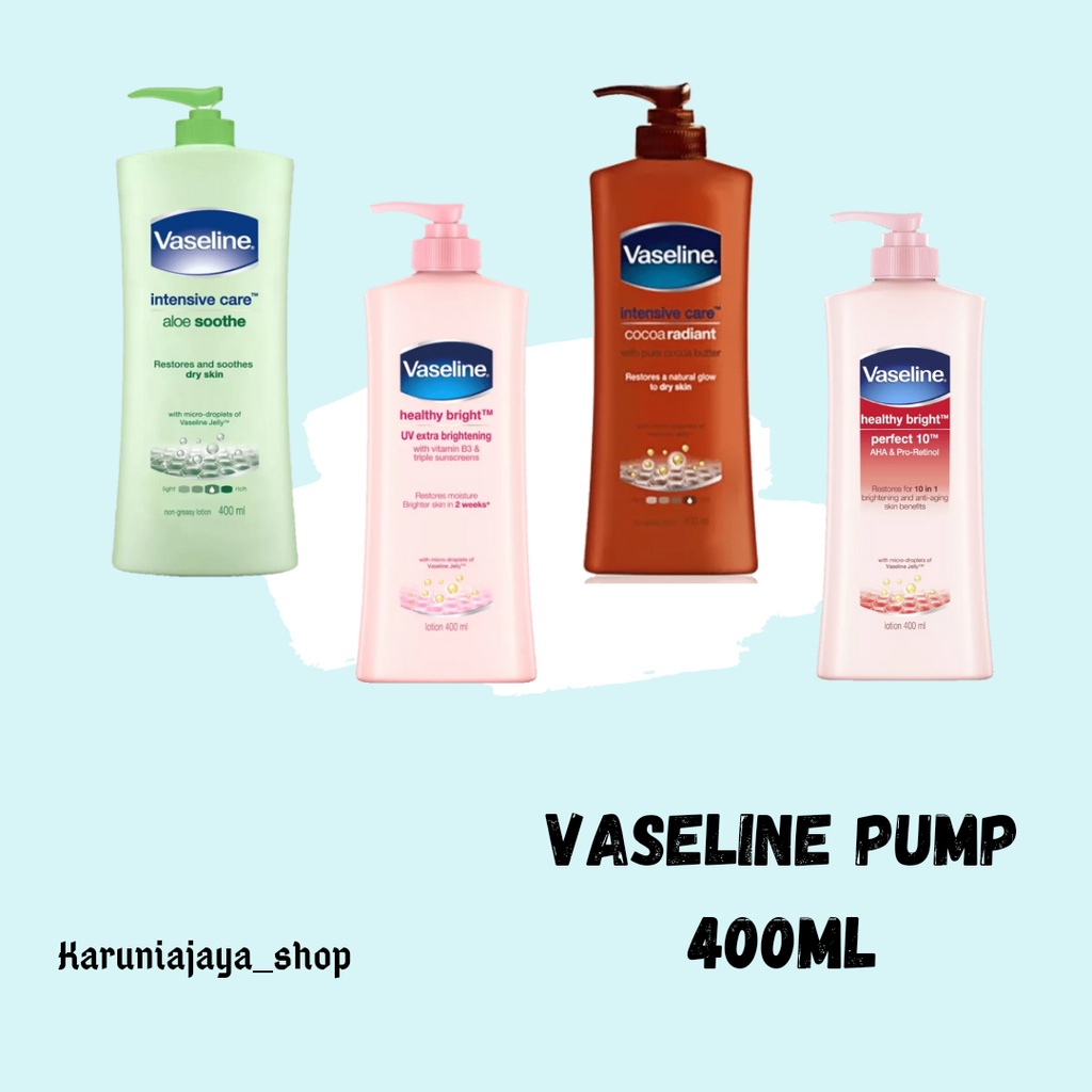 Jual VASELINE KEMASAN PUMP 400ml | Shopee Indonesia
