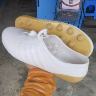 Jual Sepatu karet AP Boots Multi Fungsi AP PUL Bola Hitam Putih AP ...