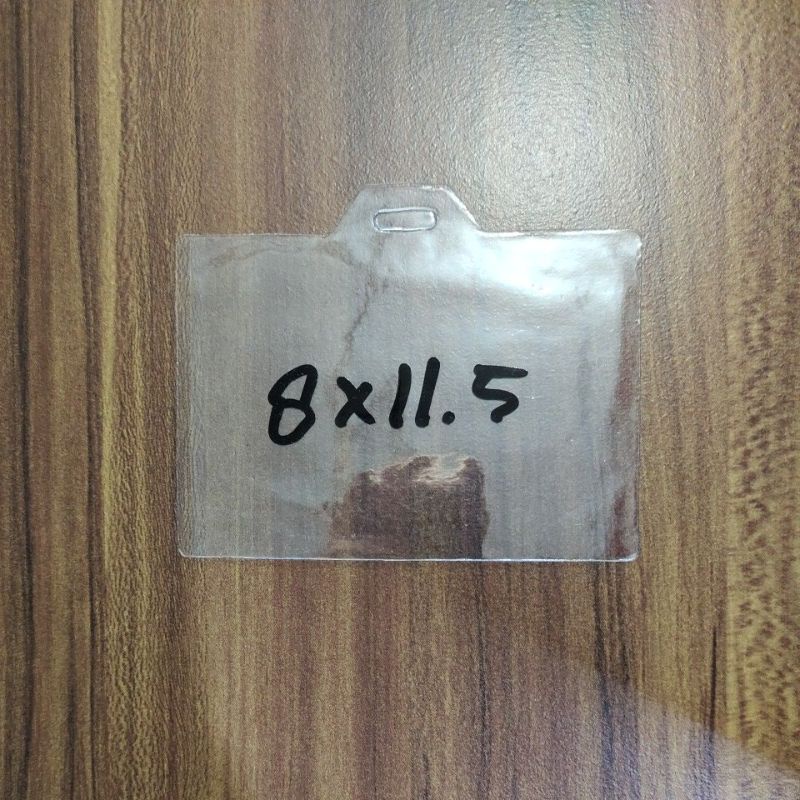 Jual Plastik Name Tag 8 x 11.5 MIRING / Plastik ID Card Miring / Glue ...