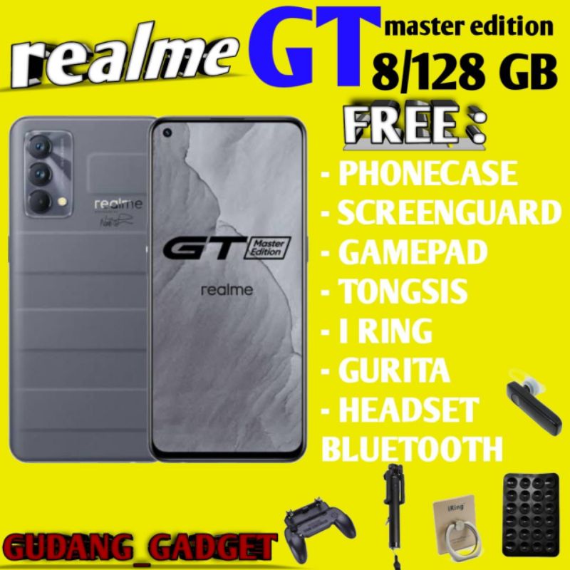 Jual REALME GT 5G 8/128 MASTER EDITION RAM 8GB ROM 128GB GARANSI RESMI Indonesia|Shopee Indonesia
