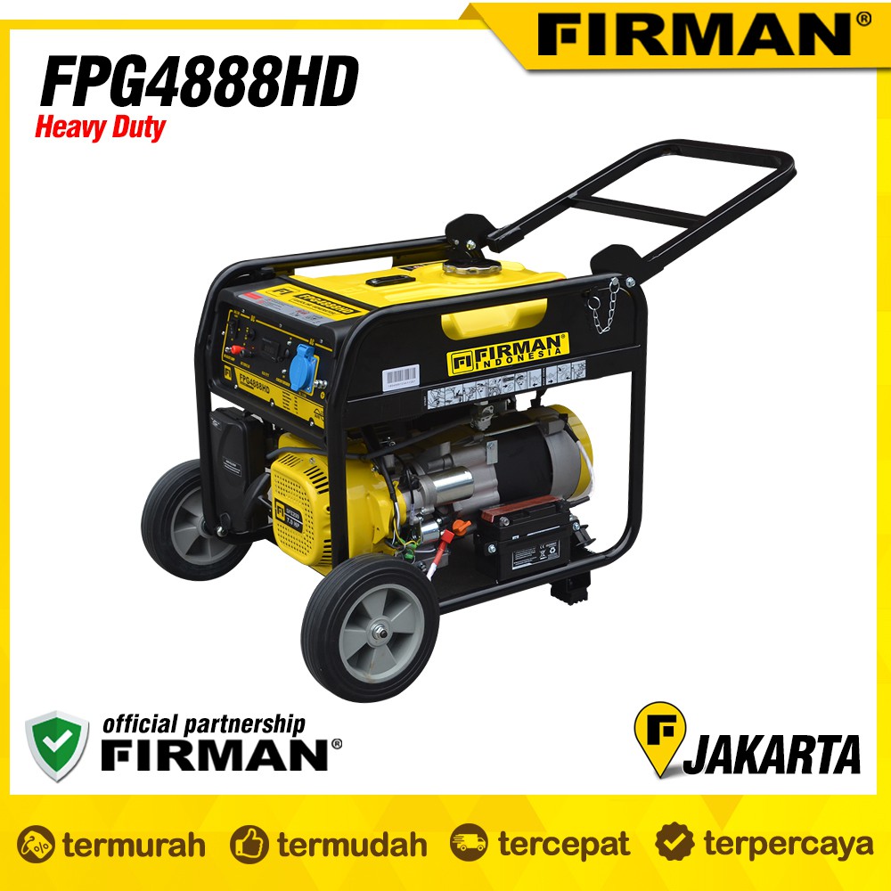 Jual Generator / Genset Bensin Firman FPG4888HD (Heavy Duty) - Firman ...