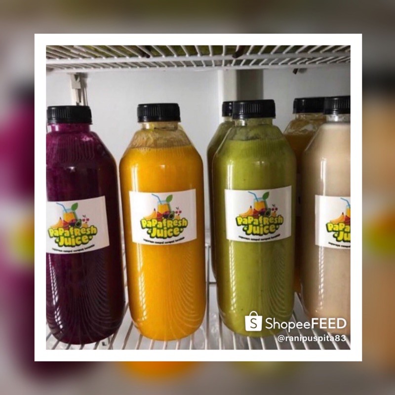 Jual Aneka jus buah buahan segar dan alami per botol Rp 17.990 | Shopee ...