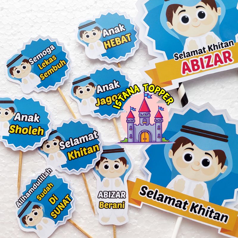 Jual Topper Khitan / Topper Sunatan / Topper Khitanan / Topper Cake ...
