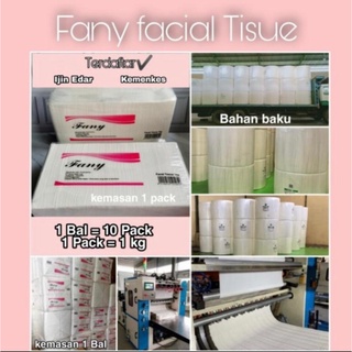 Jual tissue murah tisu pop up popup belah 1kg 2 ply tissue meja makan ...