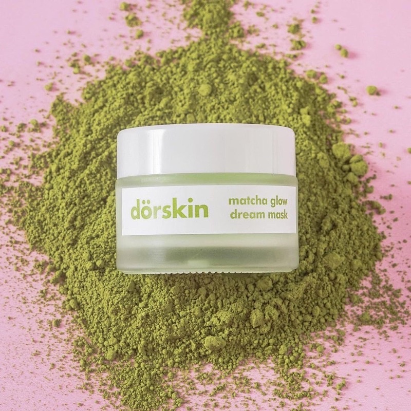 Jual Dorskin Matcha Glow Dream Sleeping Mask Brightening Masker ...