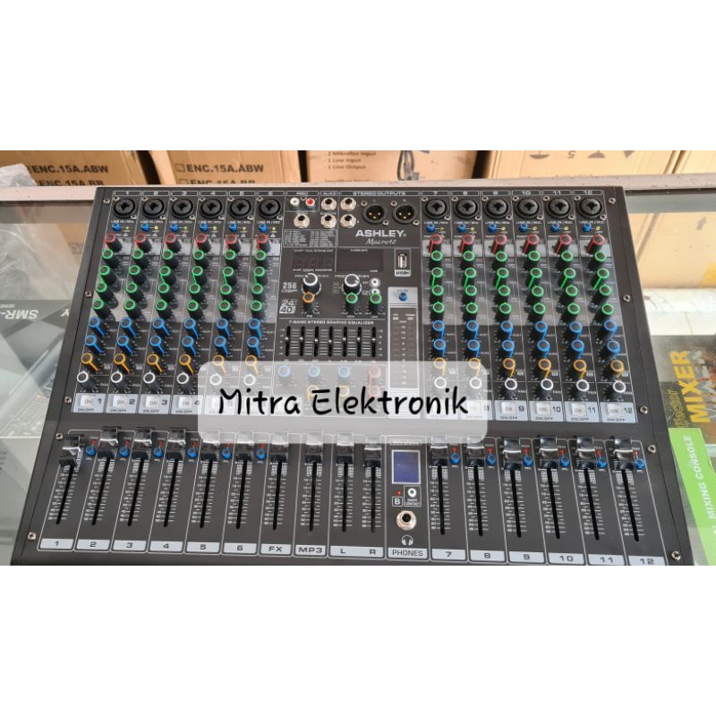 Jual MIXER ASHLEY MACRO 12 CHANNEL Mixer 12 CHANNEL Ashley Macro | Shopee Indonesia