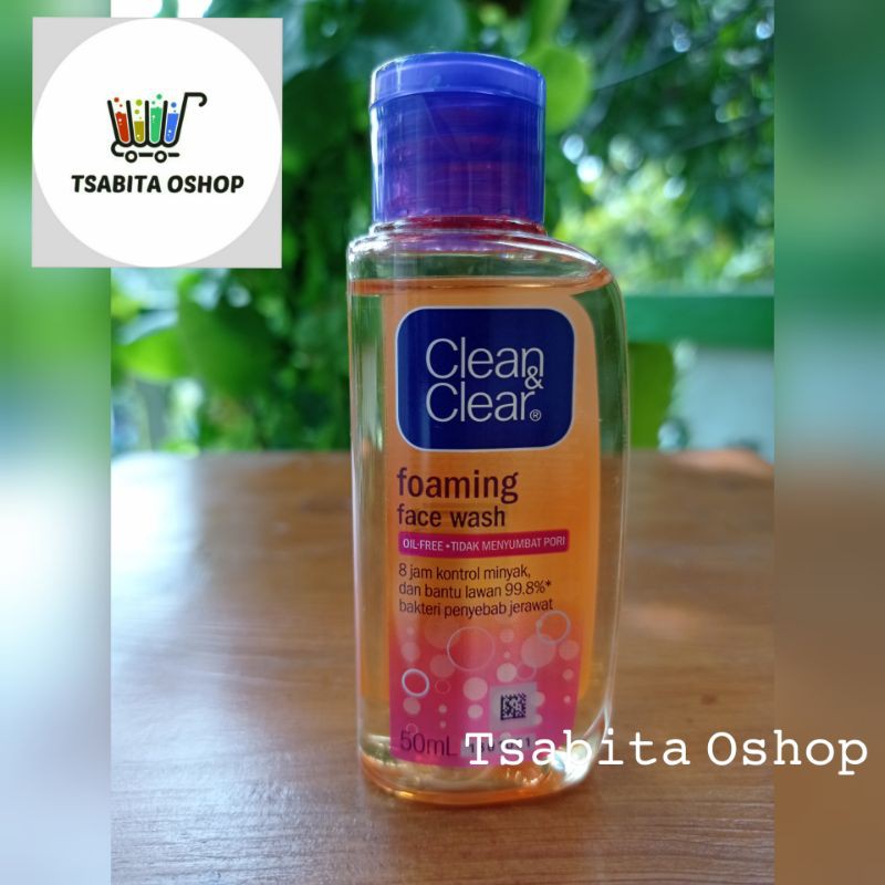 Jual FACIAL WASH 50 ML CLEAN AND CLEAR PEMBERSIH MUKA SABUN WAJAH ...