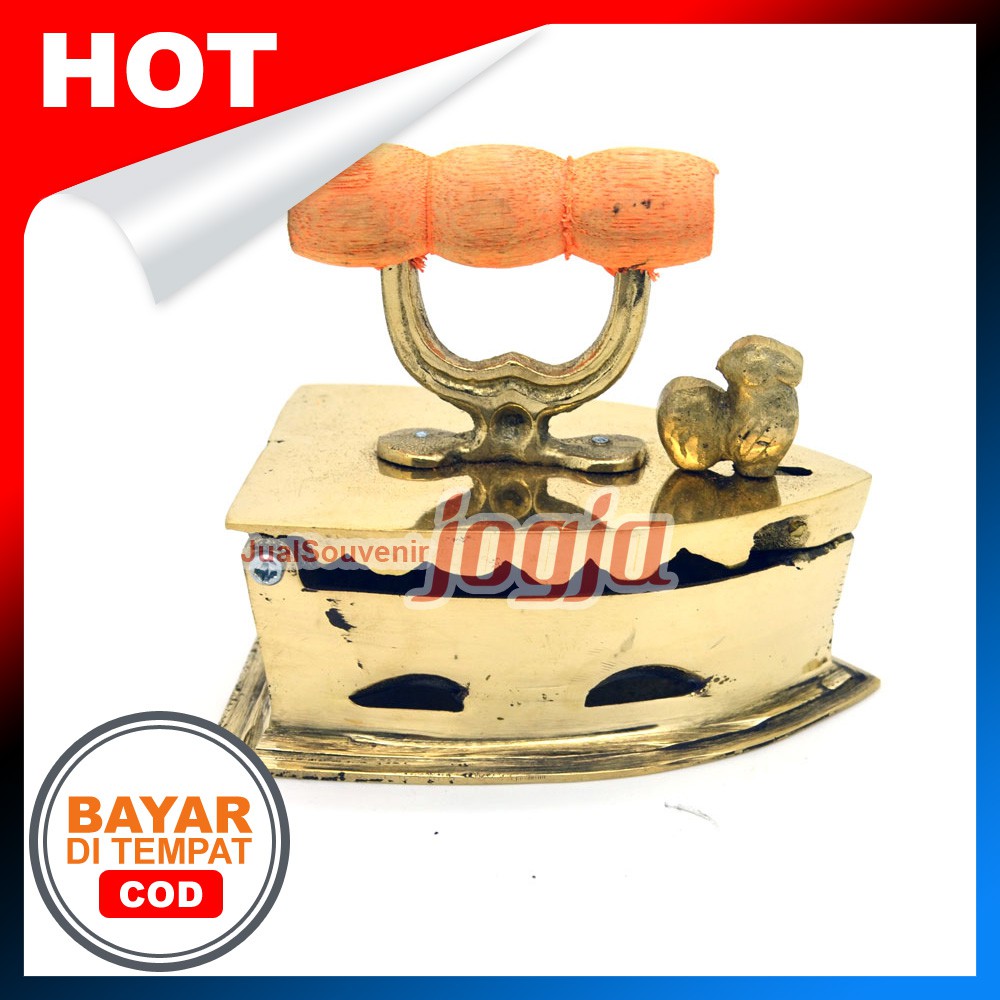 Miniatur Setrika Kuno Arang Unik dari Jogja Bahan Besi Kuningan ...