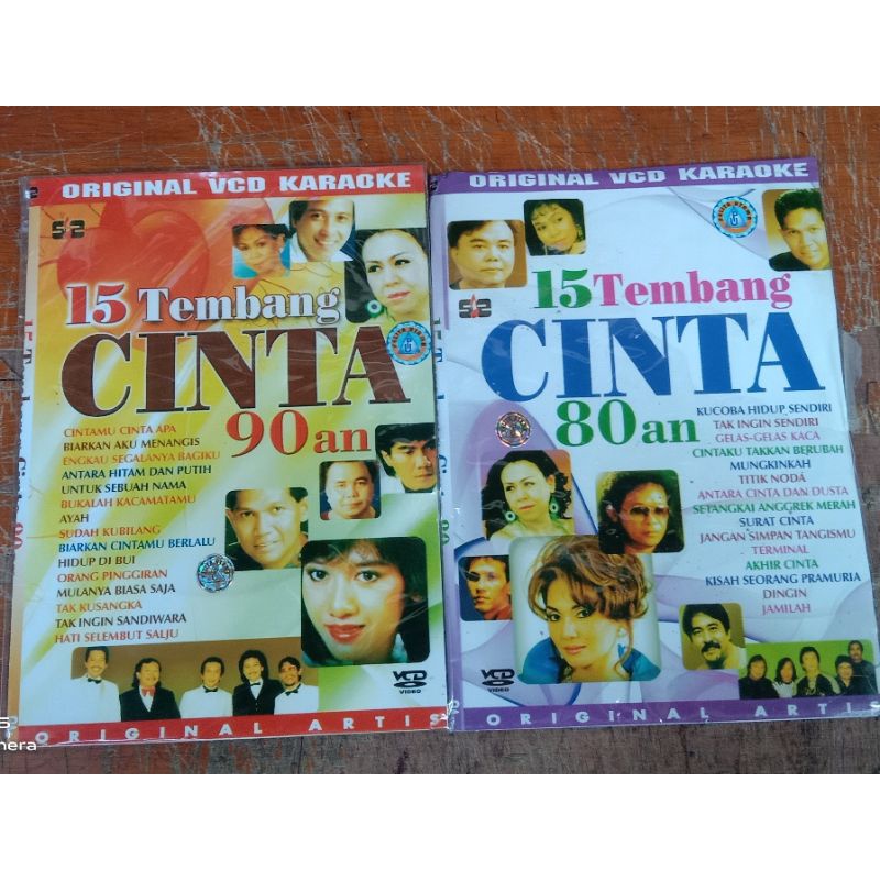 Jual Kaset Vcd Original 15 tembang cinta 80,90 an | Shopee Indonesia
