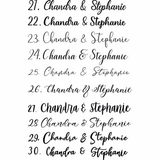 Jual Inisial Nama custom akrilik gold / rosegold / silver hiasan mahar ...