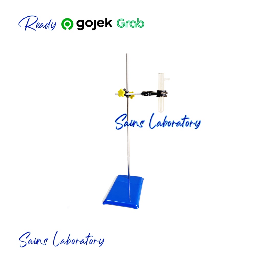 Jual Batang Statif 60 cm dan Alas Statif Klem Boshead Klem Universal 1 ...