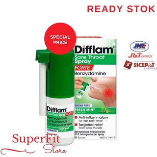 Difflam Forte Sore Throat Spray 15 ml Obat Semprot untuk tenggorokan ...