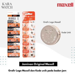 Jual Baterai Termometer Avico Maxell LR41 / AG3 / SR41 per biji | Shopee Indonesia