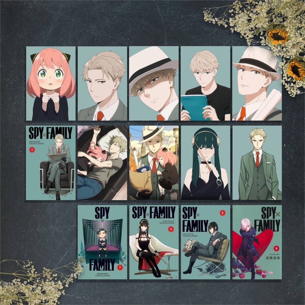 Jual Photocard Anime Spy x Family - Loid Forger Anya Forger Yor Forger ...