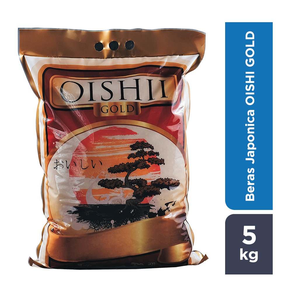 Jual Oishii Gold Rice, Beras Jepang Premium 5 Kg | Shopee Indonesia