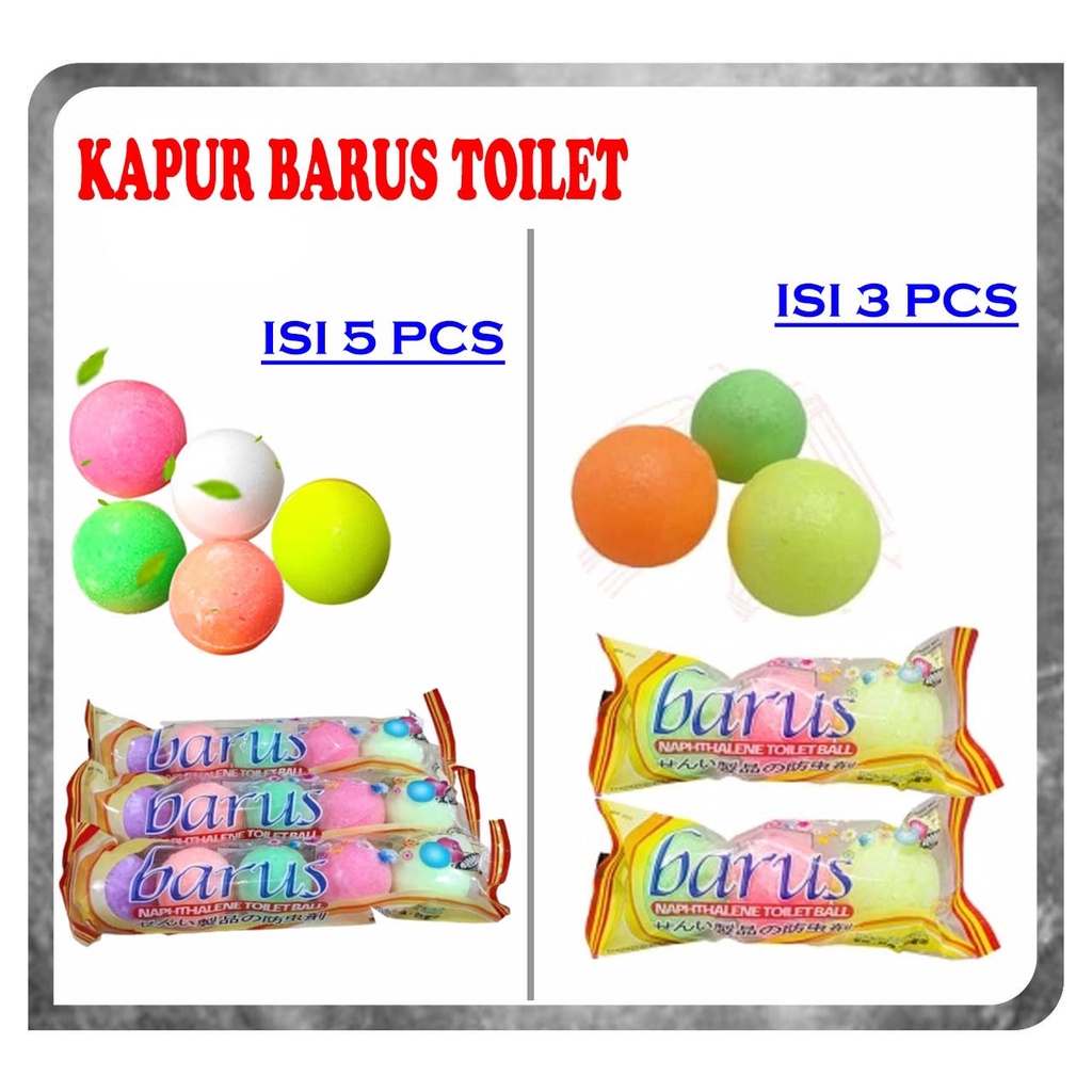Jual KAPUR BARUS BOLA ISI 3 / ISI 5 BALL BESAR KAMPER PENGHARUM LEMARI ...