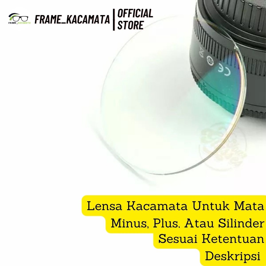Jual Lensa Kacamata Untuk Ukuran Mata Minus Silinder Plus Dan Normal Sesuai Resep Optik | Shopee ...