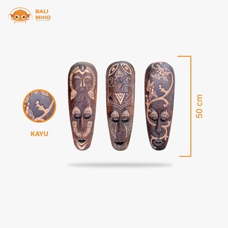 Jual Dekorasi Dinding Patung Topeng Lombok 50cm - Topeng Suku Etnik ...