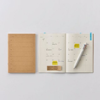 Jual MUJI A5 Weekly & Monthly Planner (notebook) | Shopee Indonesia