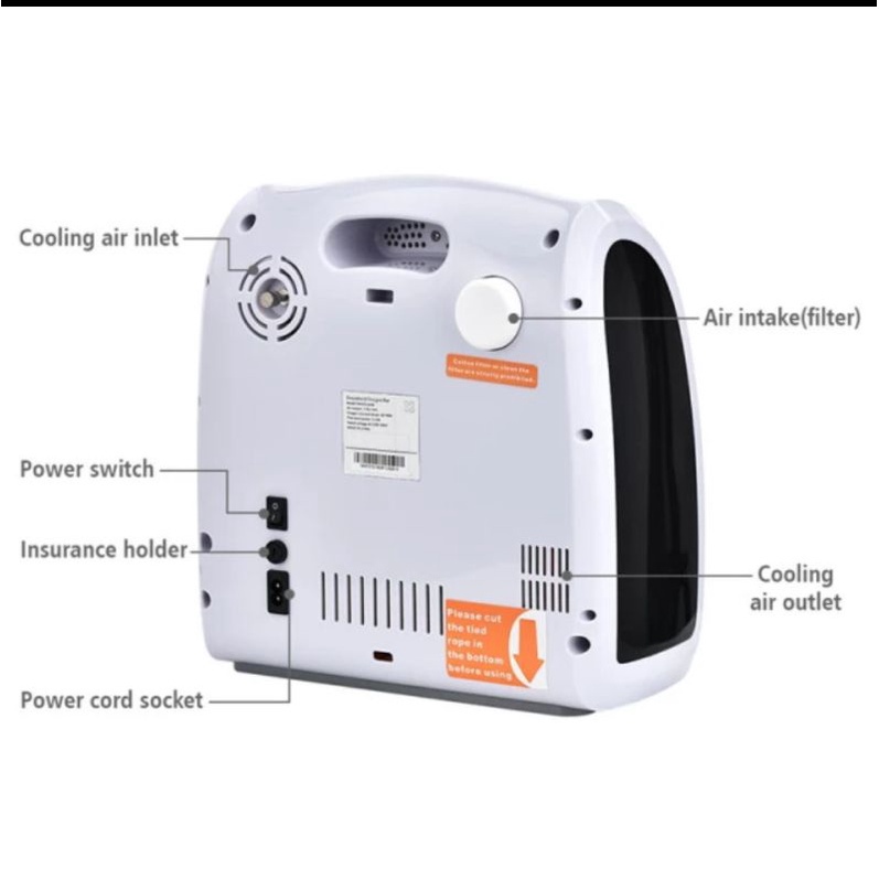 Jual Oxygen Consentrator Monitor Alat Saturasi Oksigen Pembersih Udara ...