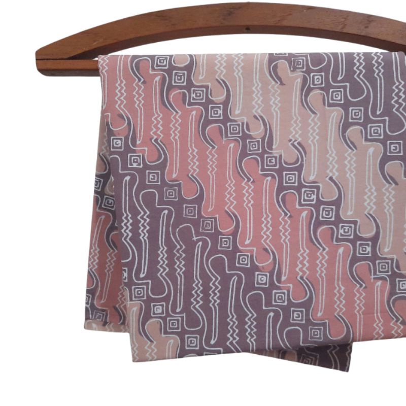 Jual Kain batik cap katun 3warna coksu mix salem mix coklat motif liris ...