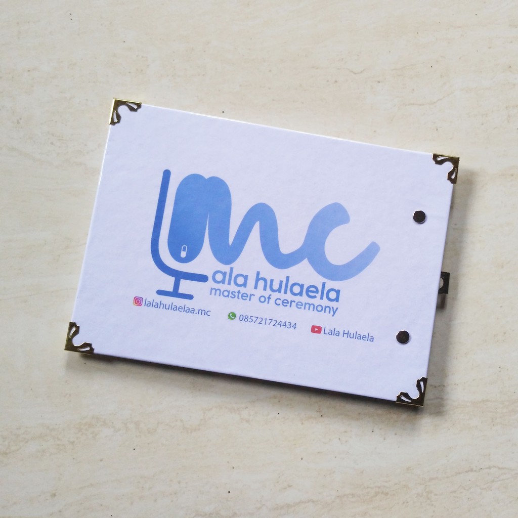Jual QCard MC Handmade A5 Tebal CUSTOM (WATERPROOF) Cue Card Indonesia|Shopee Indonesia