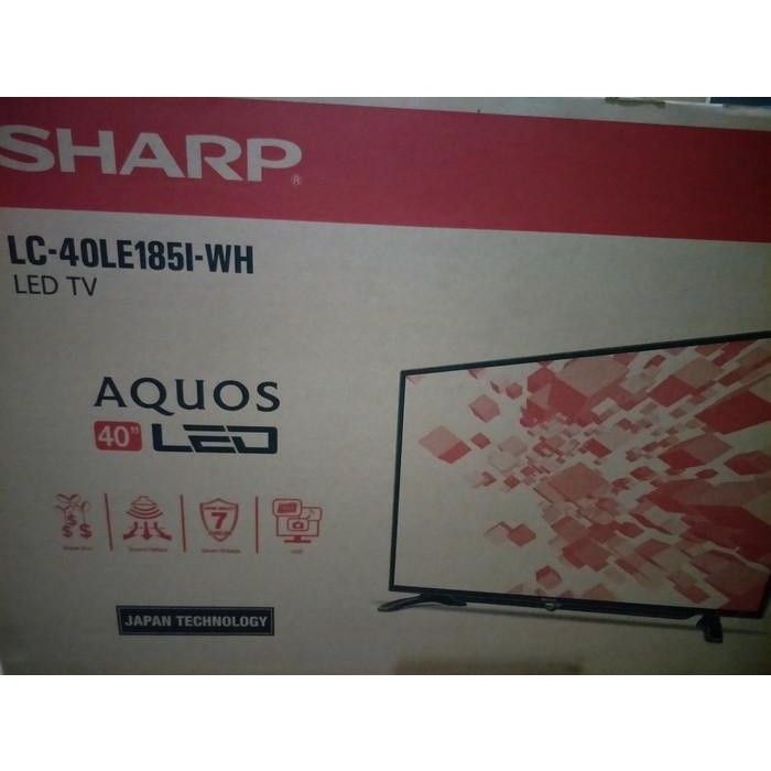 Jual SHARP LED TV 40 Inch - 40LE185 - Hitam , garansi RESMI, harga ...