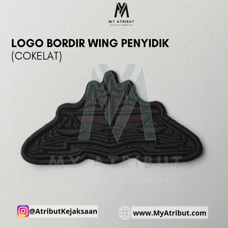 Jual Logo Bordir Wing Penyidik Jaksa | Atribut PDL Jaksa Kejaksaan RI ...