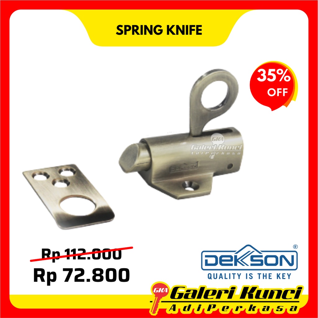 Jual Spring Knip Dekson Dekkson SK 018 AB Grendel Jendela Spring Knife ...