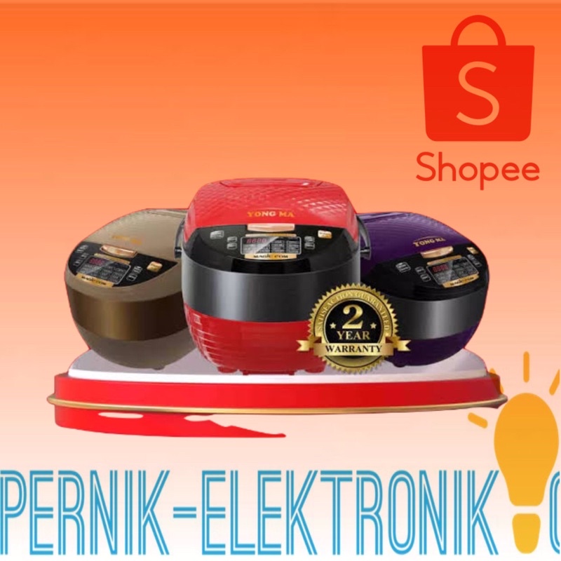 Jual YONG MA MAGICOM SMC-8027 NEW 2022 Digital Rice Cooker 2L - Random ...