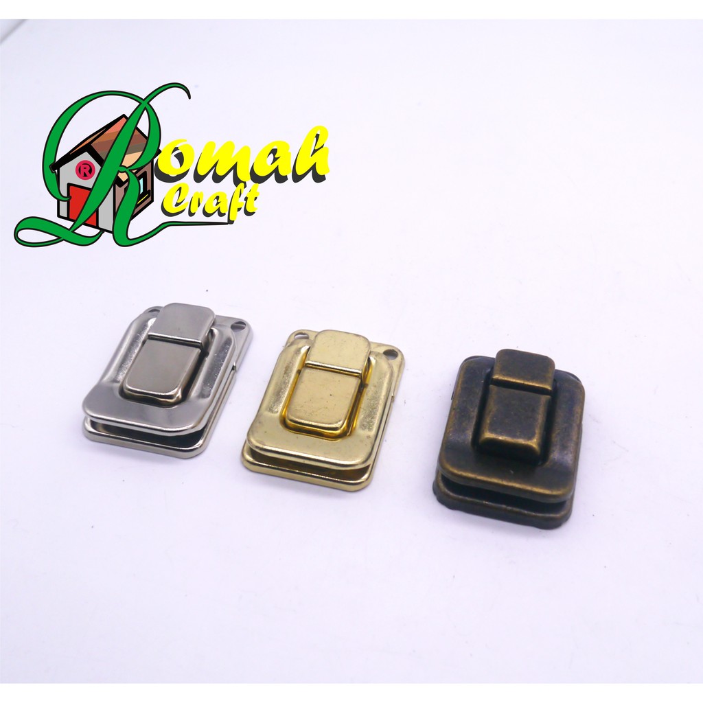 Jual Kunci Pengait box 37 x 25 mm/ kuncian koper / gembok tas murah P ...
