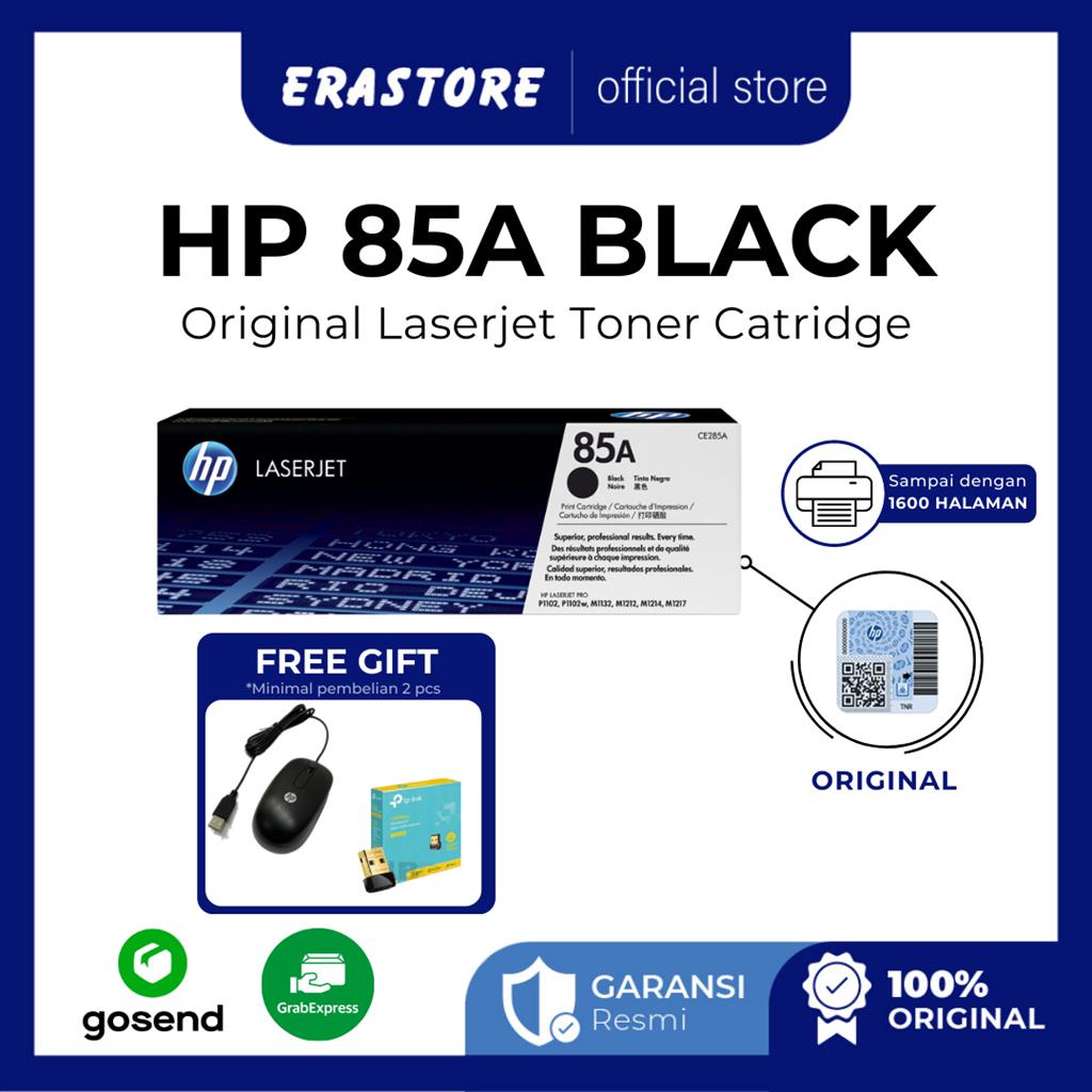 Jual HP 85A Black Original LaserJet Toner Cartridge (CE285A) | Shopee ...