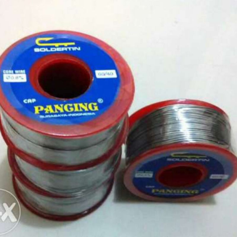 Jual timah solder cap pancing 0.8mm Roll kecil 10m 60/40 FLUX CORED WIRE Indonesia|Shopee Indonesia