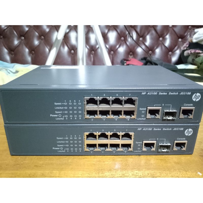 Jual switch hub manageable HP 8 port ( HP A3100-8 v2 EI ) | Shopee ...