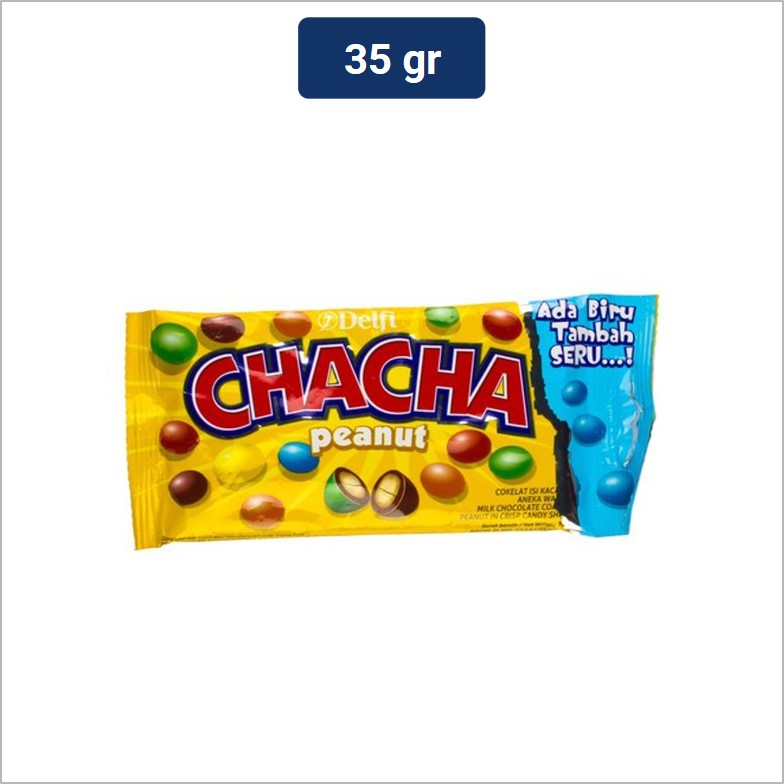 Jual Delfi Cha Cha Permen Cokelat Peanut Warna 35 gr Indonesia|Shopee ...