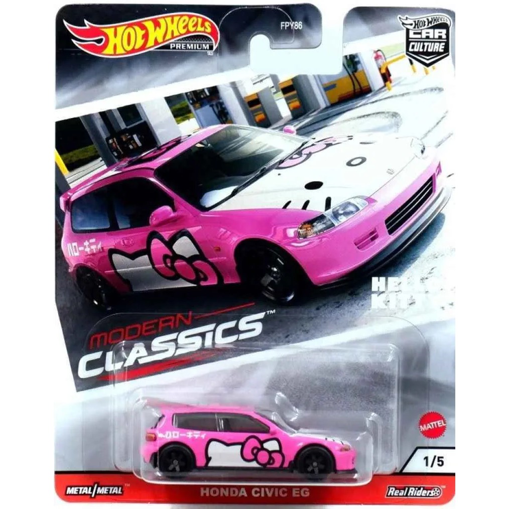 Jual Hotwheels Premium Honda Civic EG Modern Classic Hello Kitty Livery ...