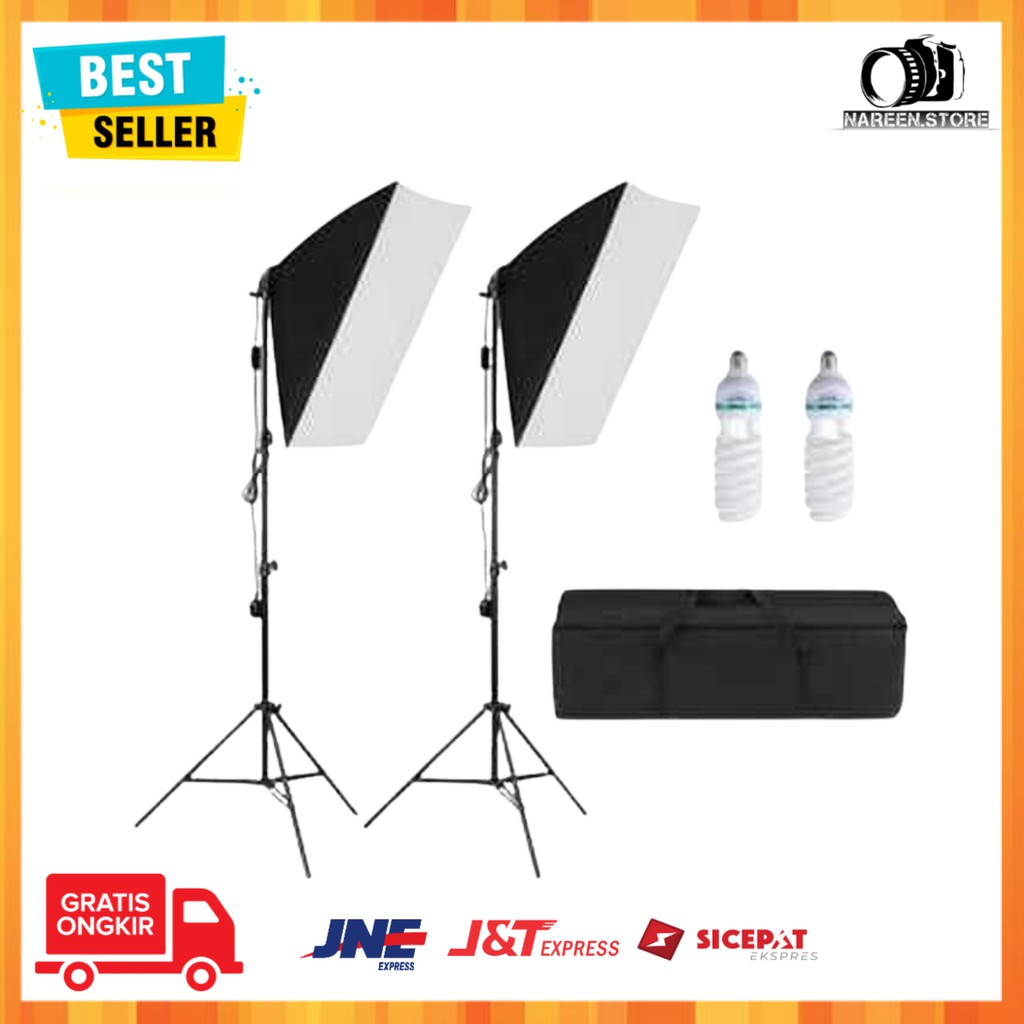 SOFTBOX STUDIO MINI FOTOGRAFI FOOD VLOGGER YOUTUBER PAKET LENGKAP ...