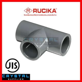 Jual TEE RUCIKA 1 1/2" inch Polos AW PVC / T / Te 1 1/2" | Shopee Indonesia