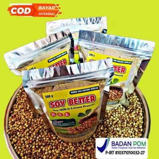 Jual Whey Protein Bubuk Susu Kedelai Soy Better 500 gram [PREMIUM ...