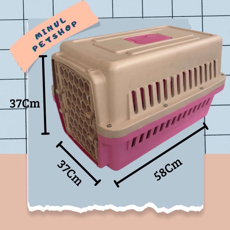 Jual PET CARGO SIZE (L) | PET CARRIER | KENNEL BOX | KANDANG CARGO ...