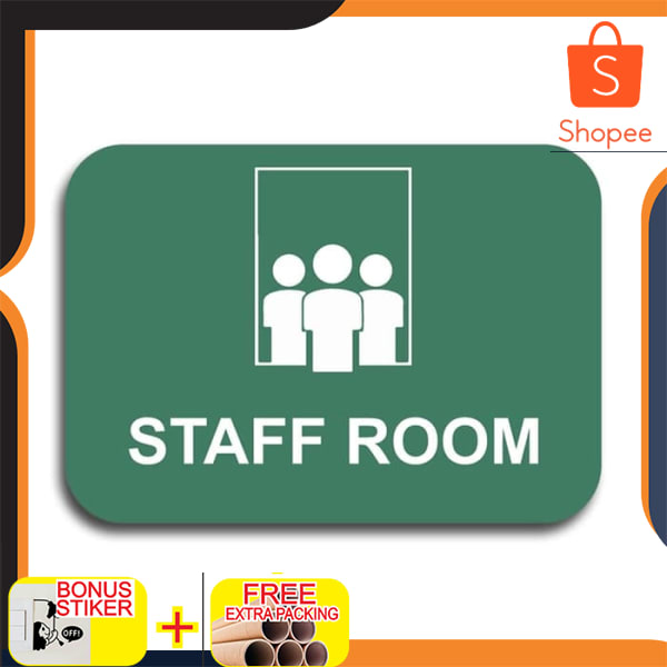Jual papan tanda pintu kantor staff only Elegan | Shopee Indonesia