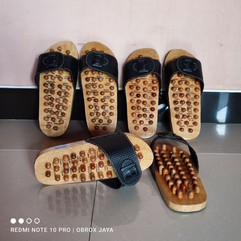 Jual Sandal Bakiyak/Sandal Kesehatan/Sandal Terapi/Sandal Kayu/Sandal ...
