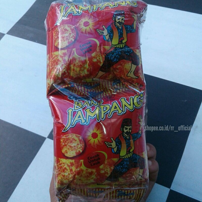 Jual Opak Jampang Pedas Manis Cemilan Kerupuk Merah Keripik 10bks ...
