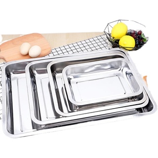 Jual NAMPAN BAKI STAINLESS WADAH TEMPAT SAJI MAKANAN PRASMANAN BAKI ...