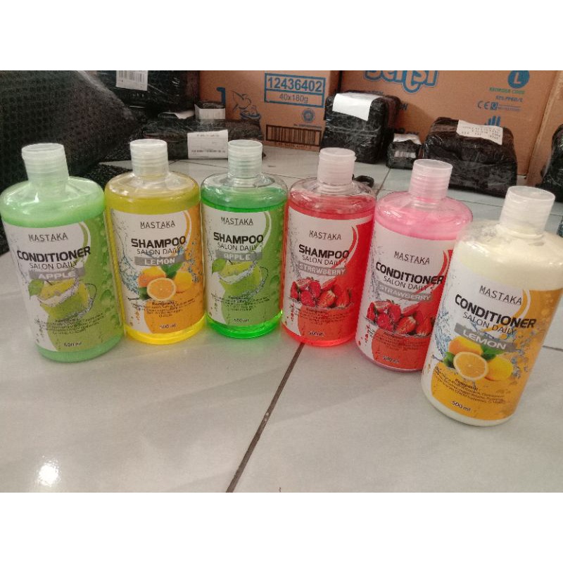 Jual Shampoo dan conditioner salon daily Mastaka 500ML | Shopee Indonesia