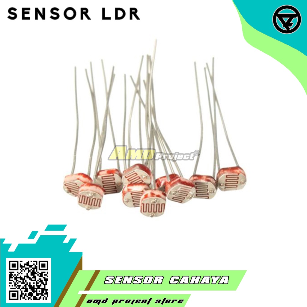 Jual LDR (Light Dependent Resistor) 5mm / Sensor Cahaya 5 Mm | Shopee ...