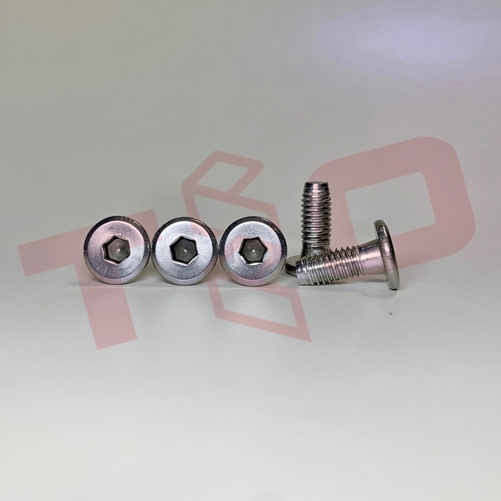 Jual Baut JCBC M6x15 Stainless isi 10 pcs Steel 304 / M6 SS / Knock Down / Knockdown | Shopee ...